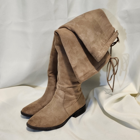 Charlotte Russe | Shoes | Charlotte Russe Suede Over The Knee Boots ...